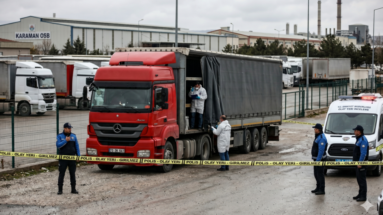 Karaman OSB'de Bir Kişi Tır Dorsesinde Ölü Bulundu - Karaman'da Uyanış